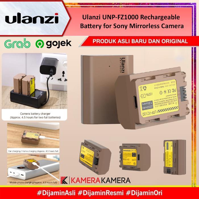 Jual Ulanzi UNP-FZ100 Rechargeable Battery for Sony Mirrorless Camera ...