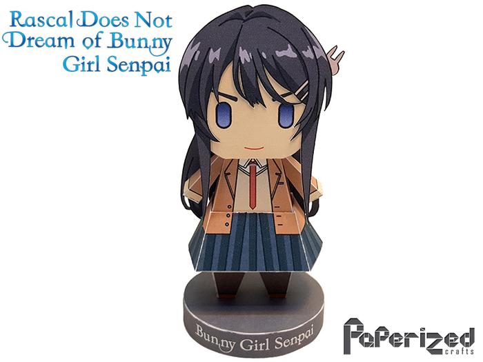Jual Anime Figure Papercraft - Bunny Girl Senpai: Mai Sakurajima - Kota ...