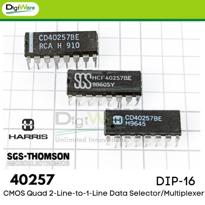 Jual CMOS 40257 CD40257 HCF40257 DIP 16 Pin - Kota Surabaya - DigiWare Store | Tokopedia