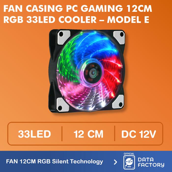 Jual FAN CASING RGB 12CM 33 LED / KIPAS CHASING RGB / CPU COOLER ...