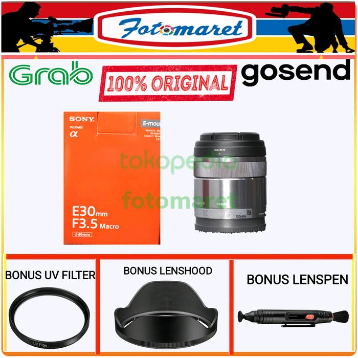 Jual SONY E 30MM F3.5 MACRO / LENSA SONY E 30MM F/3.5 MACRO LENS ...