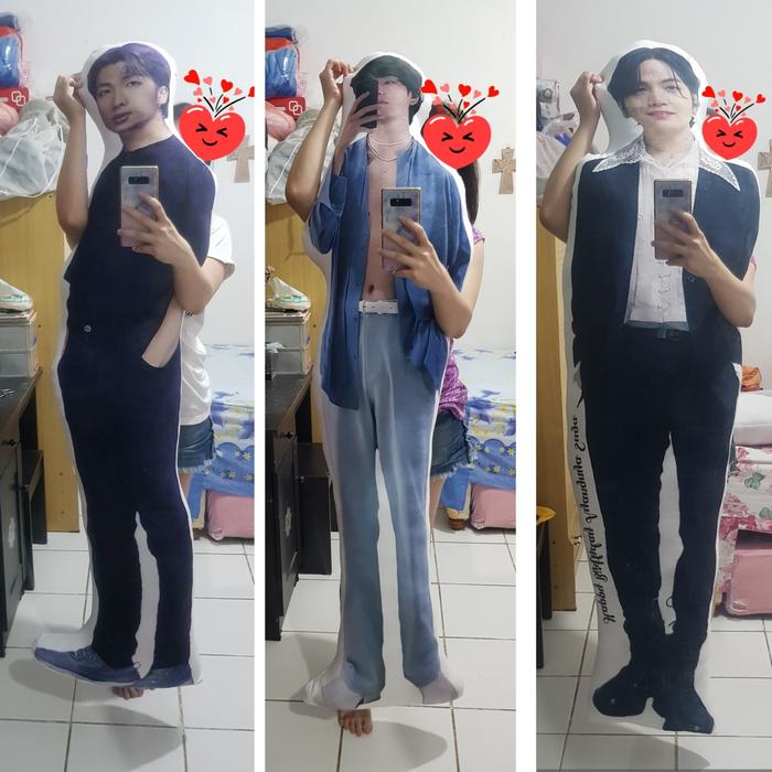 Jual Bantal Guling Custom Foto Jumbo Bentuk Idol Kpop Bts Exo Di Seller ...