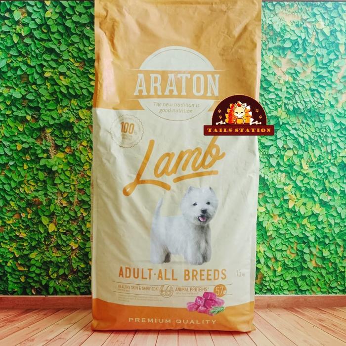 Jual Dog Food Araton Junior Adult Dog 15kg Makanan Anjing Lamb Salmon ...