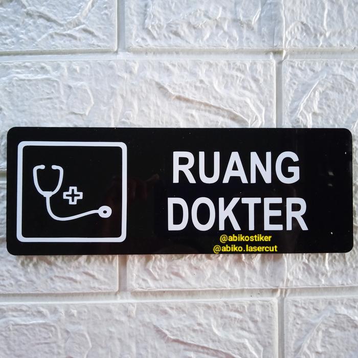 Jual Sign board acrylic / papan tanda akrilik ruang dokter - Kota ...