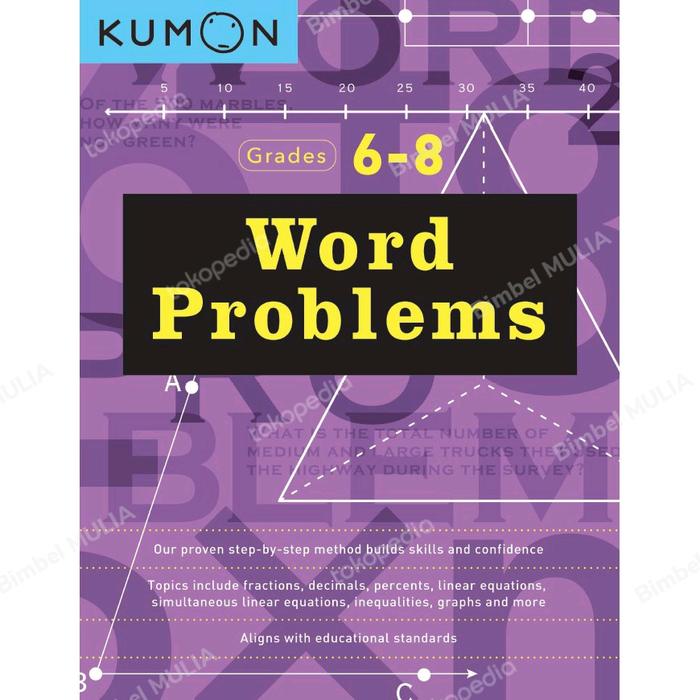 Jual Buku SMP Soal Cerita Kumon Word problems matematika SMP 5 - Kota Semarang - Bimbel MULIA ...