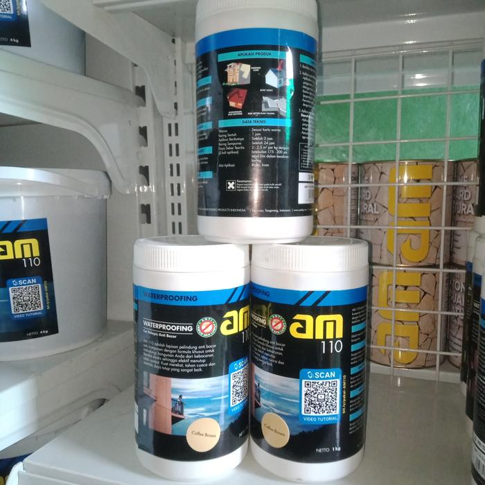 Jual am110 waterproofing cat pelapis anti bocor (1 kg) warna coffee ...