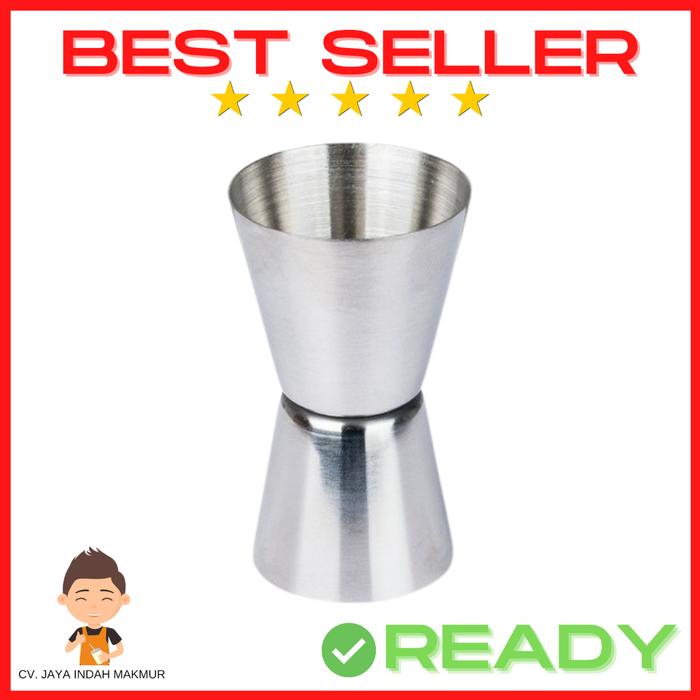 Jual Jigger Stainless 15/30 - Gelas takar 15 30 ml Gelas Ukur Tebal ...