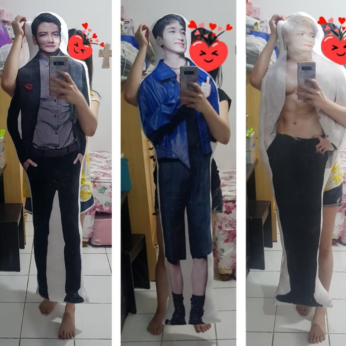 Jual Bantal Guling Custom Foto Jumbo Bentuk Idol Kpop Bts Exo Di Seller ...