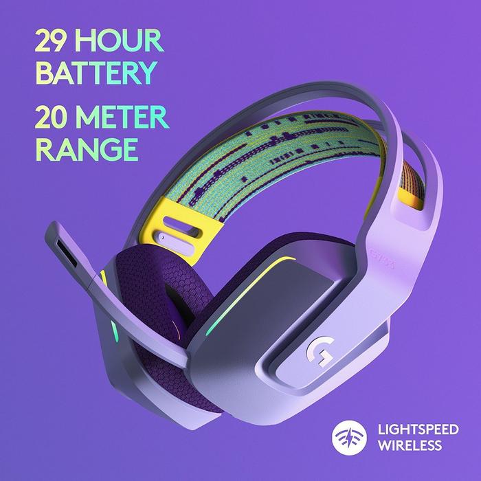 Jual Logitech G733 LIGHTSPEED Wireless RGB Gaming Headset - Lilac ...