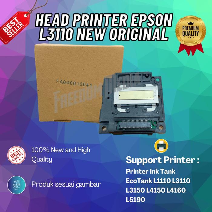 Jual Head printer Epson L1110 L3110 L3150 L4150 L4160 L5190 New ...