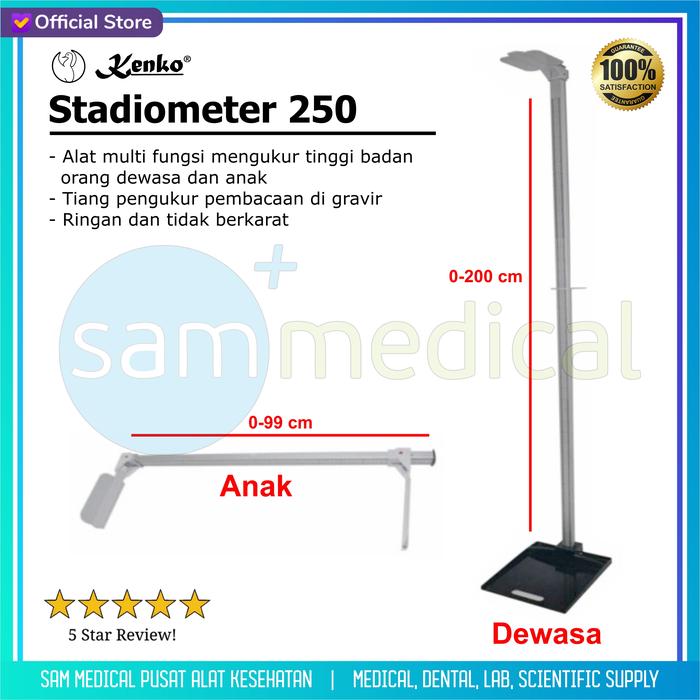 Promo Kenko Pengukur Tinggi Badan Stadiometer 250 / Alat Ukur Tinggi ...