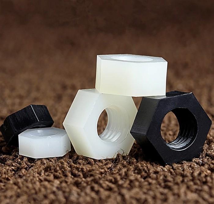 Jual Mur nylon M12 plastik plastic hexagonal hex hole 12mm Nut spacer ...