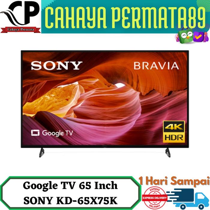 Promo SONY KD-65X75K - Sony Bravia 65 Inch X75K Google TV 4K HDR KD65X75K Cicil 0% 3x - Jakarta ...