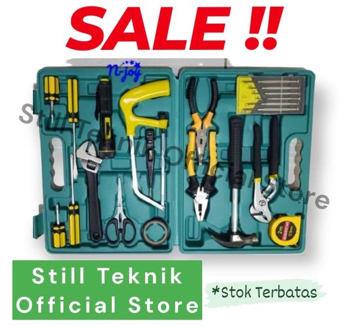 Jual Tool Kit Set 16pcs ZZ One home diy repair kit toolbox toolkit toolset - Kota Sukabumi ...