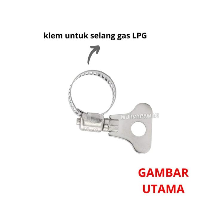 Jual Klem penjepit hose clamp selang gas elpiji LPG rinnai quantum ...