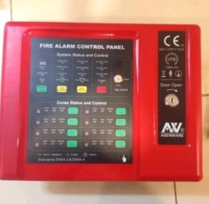 Jual MASTER CONTROL FIRE ALARM PANEL MCFA 8 ZONE ASENWARE CFP 2166-8C ...