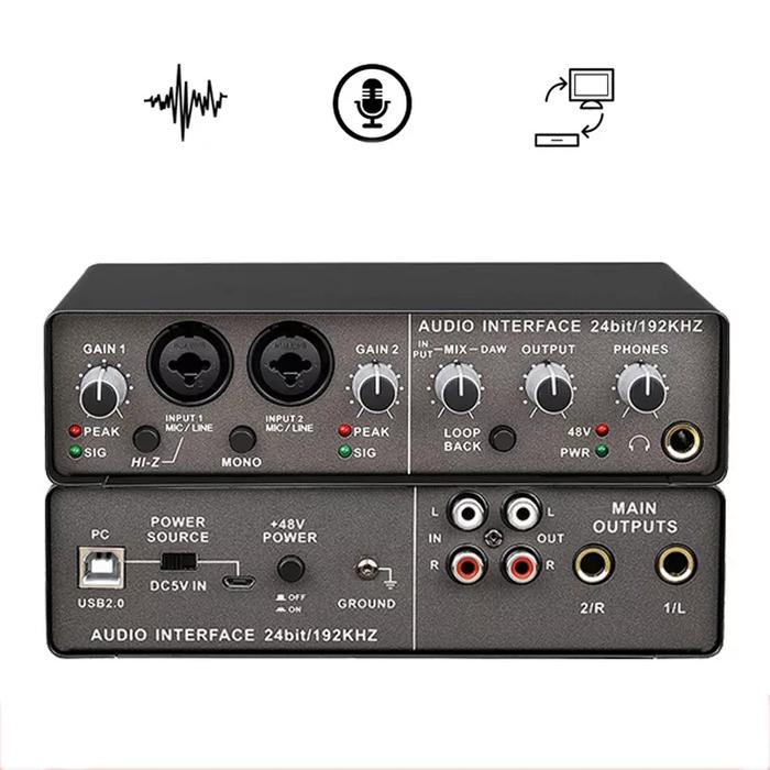 Jual AVPRO Q24 Professional HiFi Sound Card 24bit/192kHz with Phantom ...
