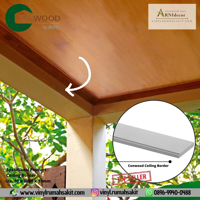 Jual Conwood Ceiling Border - Utk Sambungan Dinding dan Plafon ...