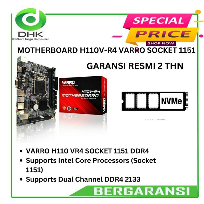 Jual MOTHERBOARD H110V-R4 VARRO SOCKET 1151 - Jakarta Pusat - daftar ...