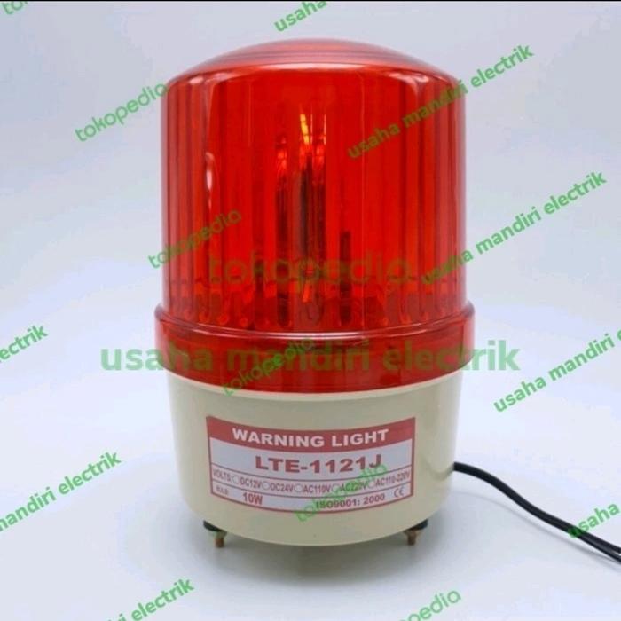 Jual LAMPU ROTARY / WARNING LIGHT LTE - 1121J Buzzer merah - Kuning ...