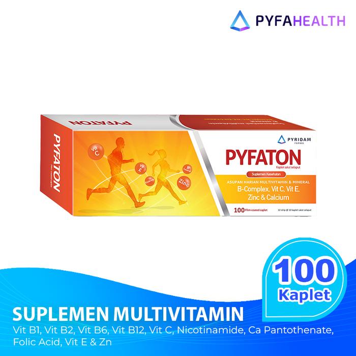 Promo Pyfaton Suplemen Multivitamin dan Mineral - 100 Kaplet Cicil 0% ...