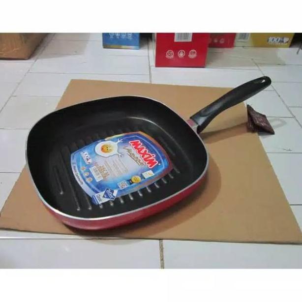 Jual Maxim Wajan Alat Panggang Kotak Valentino Square Grill 26 cm ...