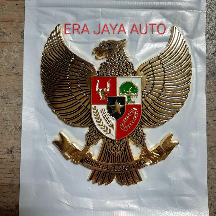Jual LOGO/EMBLEM GRIL & PLAT NOMOR MOBIL GARUDA PANCASILA GOLD ...