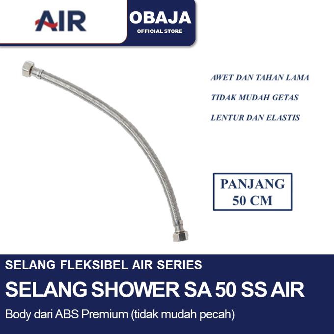 Jual SELANG FLEKSIBEL SA 50 SS AIR 50 CM/SELANG SHOWER SA 50 SS AIR ...