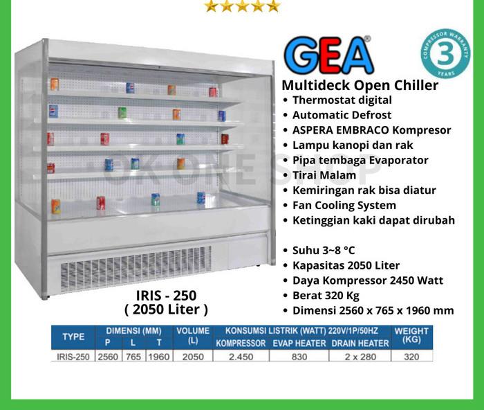 Jual GEA IRIS-250 MULTIDECK OPENED CHILLER SELF CONTAINED C - Jakarta Barat - Centrobuy | Tokopedia