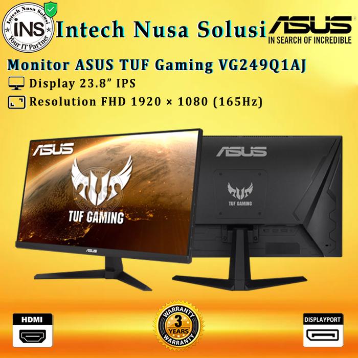 Jual Monitor ASUS TUF Gaming VG249Q1AJ 23.8" FHD 165Hz HDMI DP 3YR - Jakarta Pusat - Intech Nusa ...