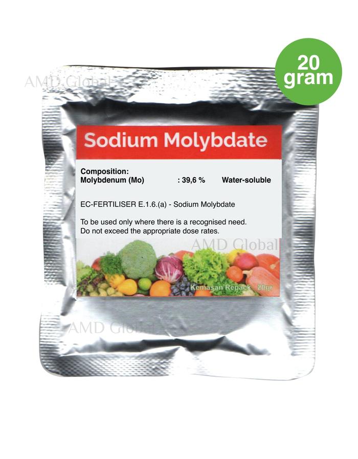 Jual Sodium Molybdate / Natrium Molybdate Hidroponik 20 Gram Pupuk ...