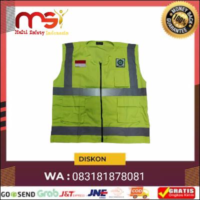 Jual Rompi safety bahan drill rompi safety Proyek free logo k3 dan ...