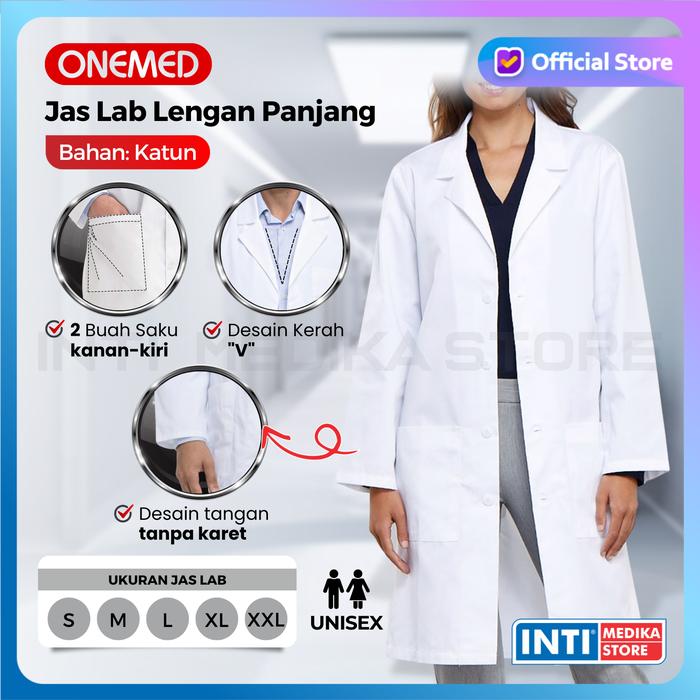 Promo ONEMED - Jas Lab lengan Panjang - XL - Kota Bandung - INTI MEDIKA ...