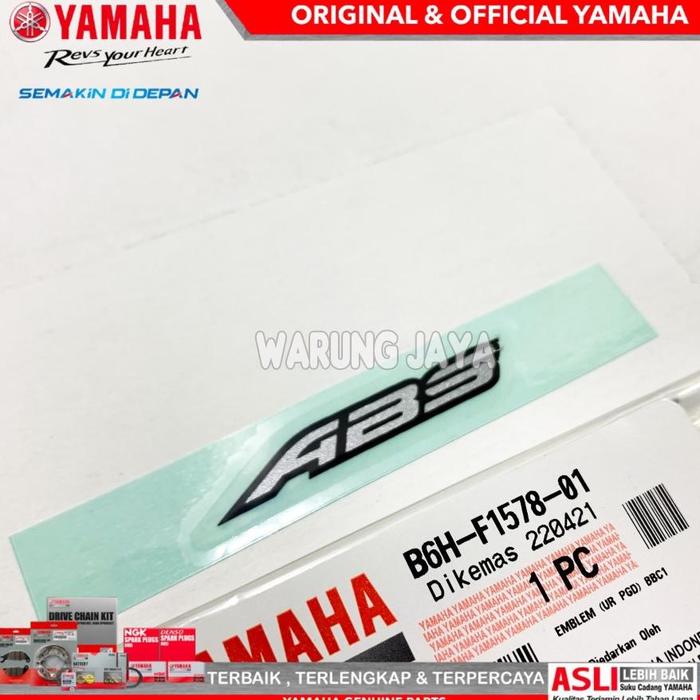 Jual Sticker Stiker Abs New Nmax Silver Asli Original Yamaha B6H-F1578 ...