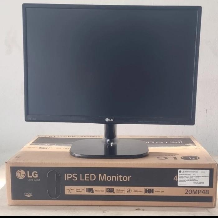 Jual MONITOR LG IPS LED MODEL 20MP48 KONDISI MANTUL KOMPLIT KABEL ...
