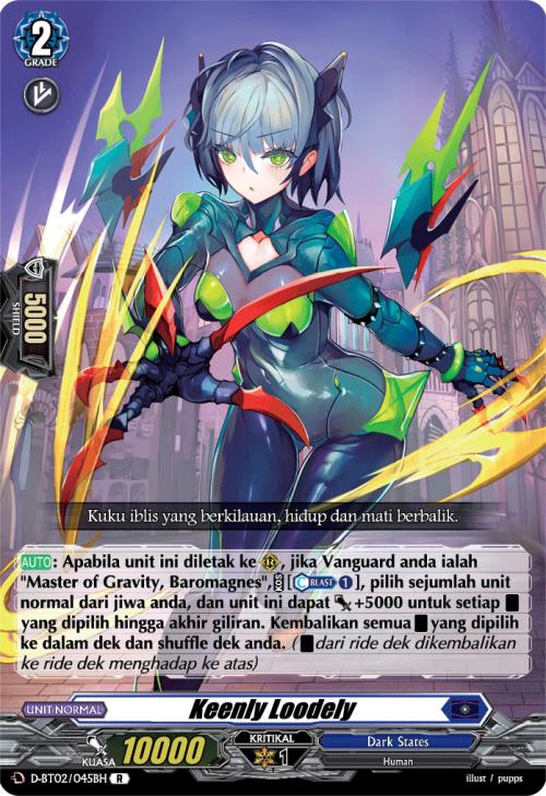 Jual Keenly Loodely (R) | D-BT02 | Bahasa Vanguard - Jakarta Barat - Carttu | Tokopedia