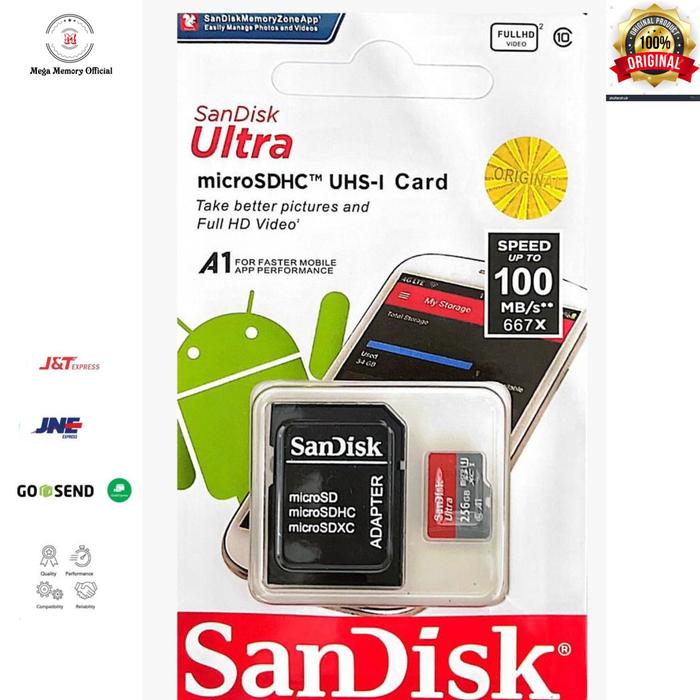 Jual Memory Card 256GB Microsd Card CLASS 10 SD Card A1 ORI Garansi ...