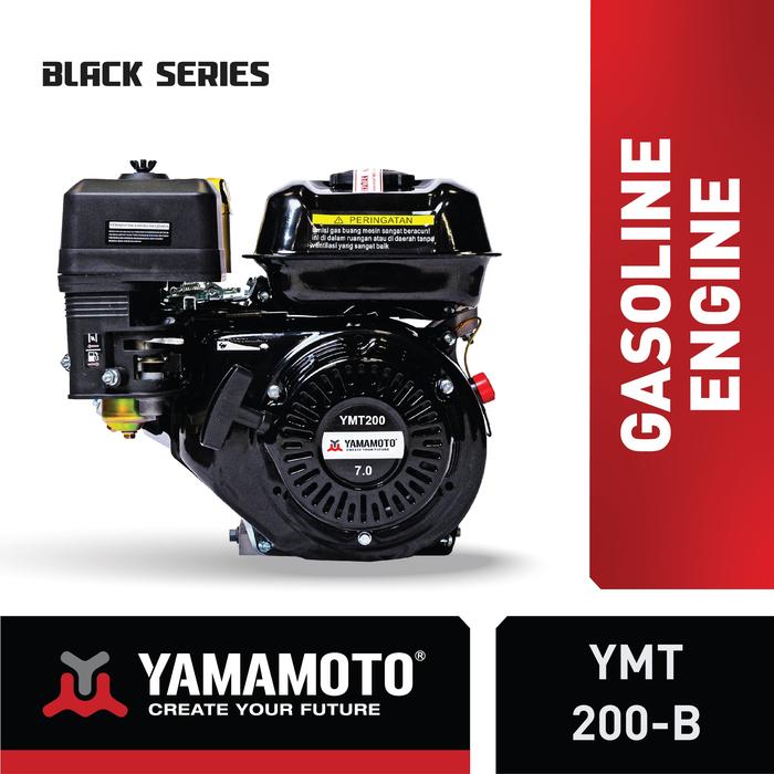 Jual YAMAMOTO Gasoline Engine Black Series YMT 200-B (Low RPM) - Kota Medan - YAMAMOTO Official ...