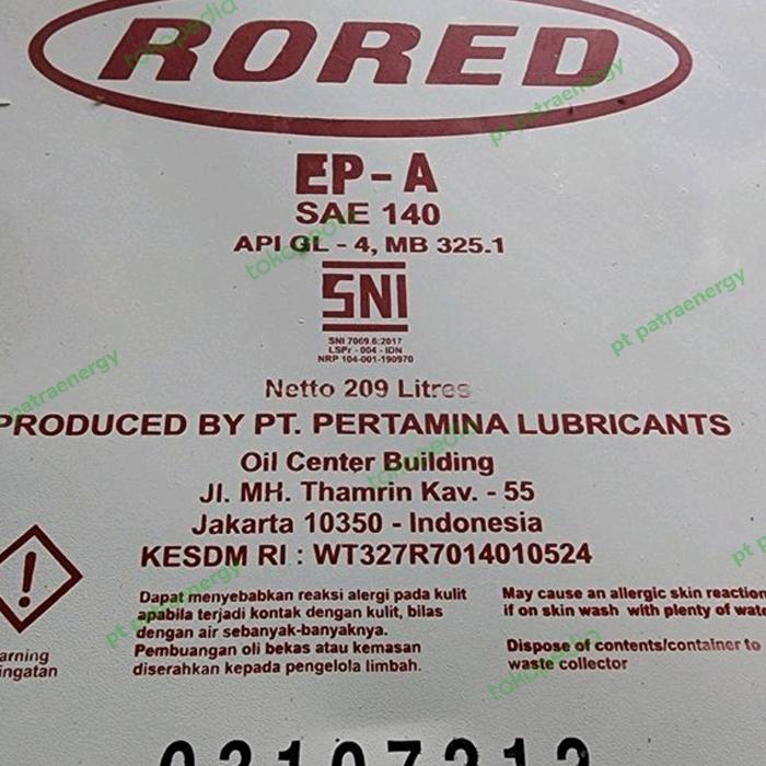 Jual Oli Gardan PERTAMINA RORED EP A 140 - Jakarta Timur - pt ...