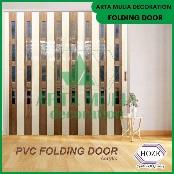 Jual Pintu PVC Folding Door HOZE Pintu Lipat Penyekat Ruangan Kaca ...