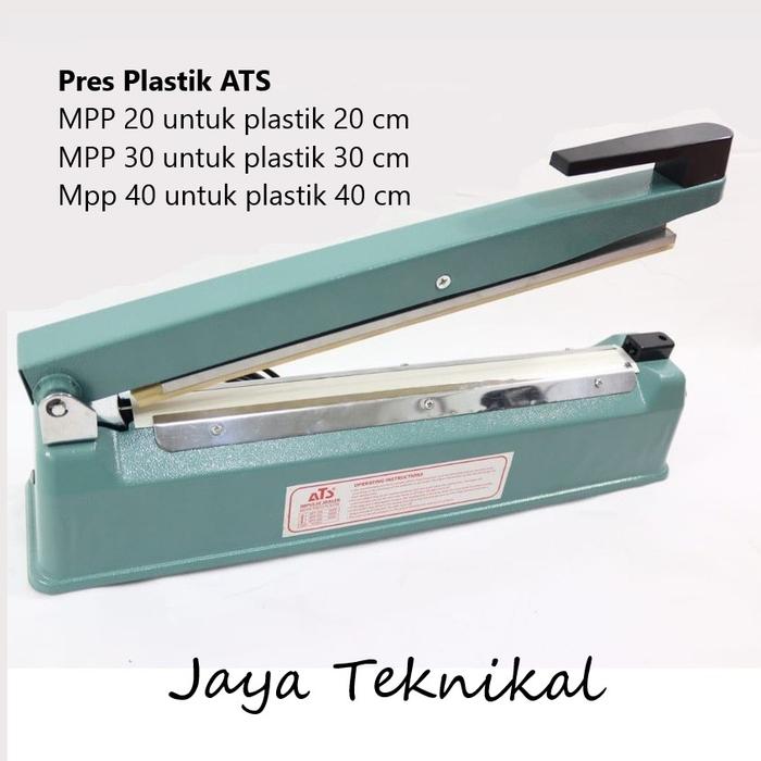 Jual Mesin Press Plastik 20/30/40 Cm Impulse Sealer Merk Ats Terbaik Di ...