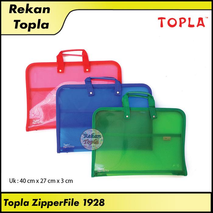 Jual Tas Map Resleting Folio Map Tenteng Berwarna Map Reseleting Warna ...