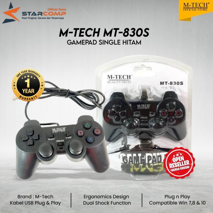 Jual Gamepad Mtech Single hitam - M-Tech MT830S - Promo - Kab. Banyumas ...