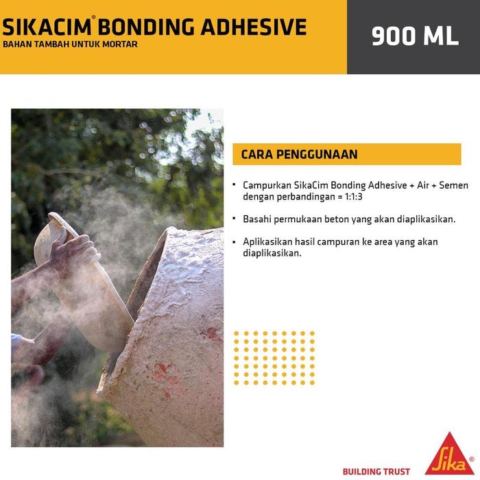 Jual Sika - Sikacim Bonding Adhesive Bonding Agent Lem Beton 900ml ...
