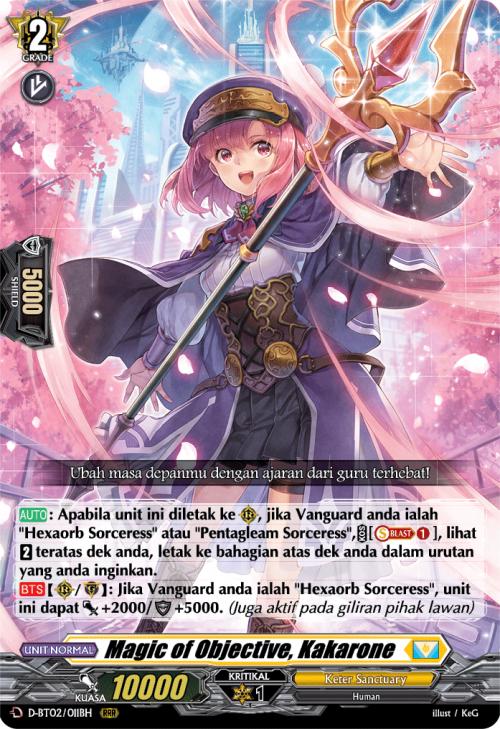 Jual Magic of Objective, Kakarone (RRR) | D-BT02 | Bahasa Vanguard - Jakarta Barat - Carttu ...