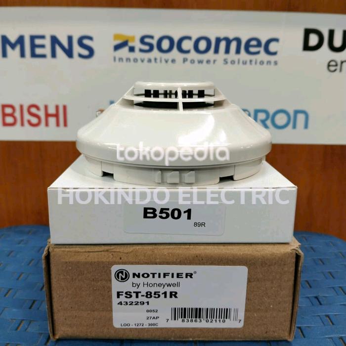 Jual Notifier Rate of Rise Heat detector Addressable FST-851 R Notifier ...