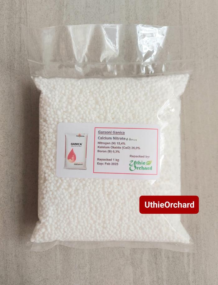 Jual Garsoni Ganica Calcium Nitrate Boron Pupuk Kalsium Nitrat Repack 1 ...