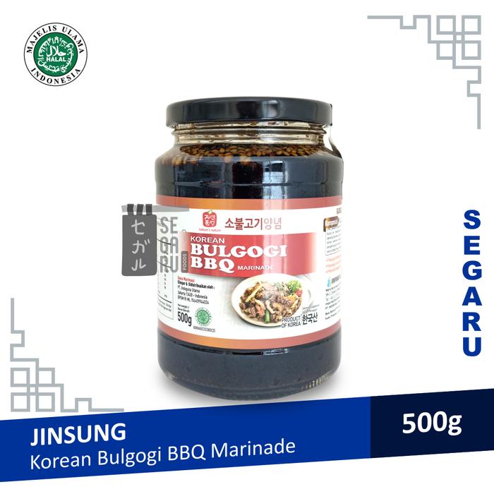 Jual JINSUNG Korean BBQ Kalbi Bulgogi Marinasi Sauce Halal 500 gram ...