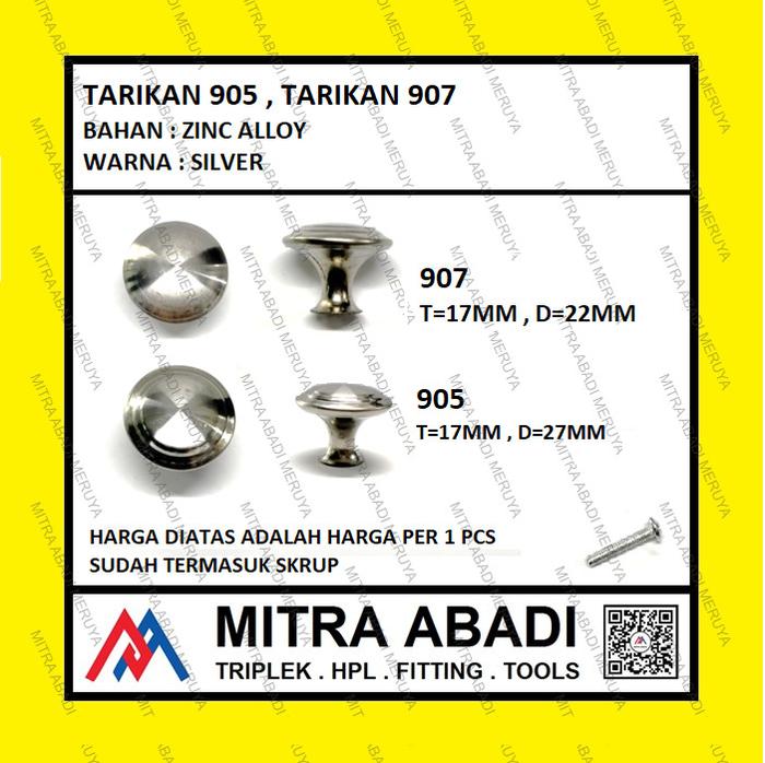 Jual Tarikan Handle Knob Bulat Pentol Laci Lemari Kitchen Silver 905 ...