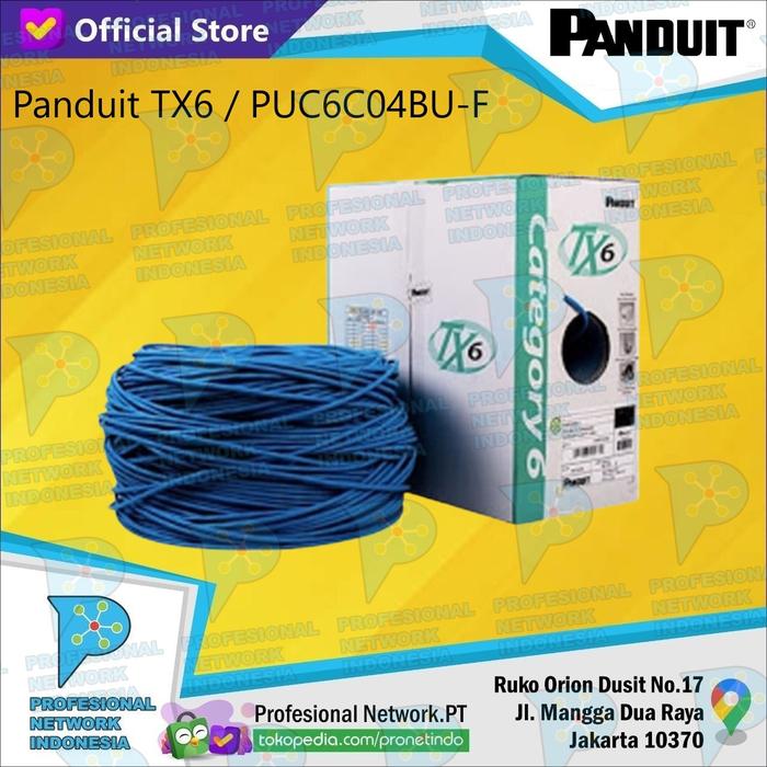 Promo Kabel LAN UTP PANDUIT CAT 6 TX6 PUC6C04BU-F / PANDUIT CAT6 TX6/PANDUIT Cicil 0% 3x ...